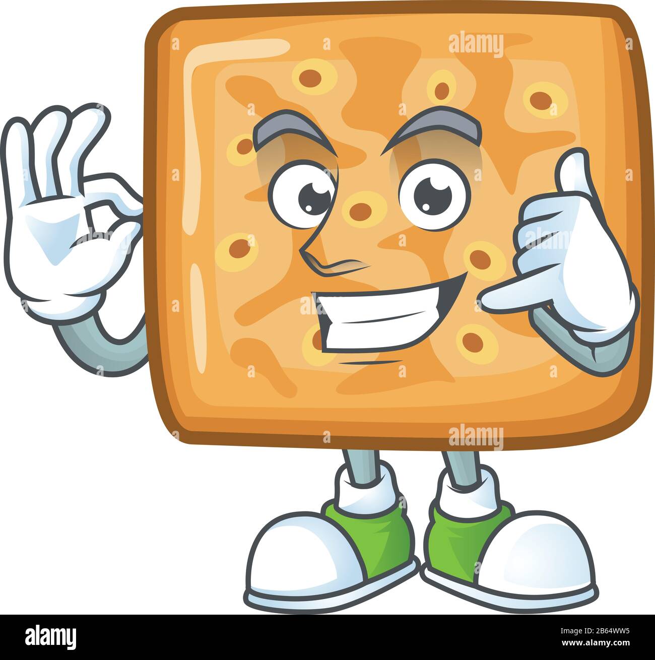 Call me funny gesture crackers mascot cartoon design Stock Vector Image ...