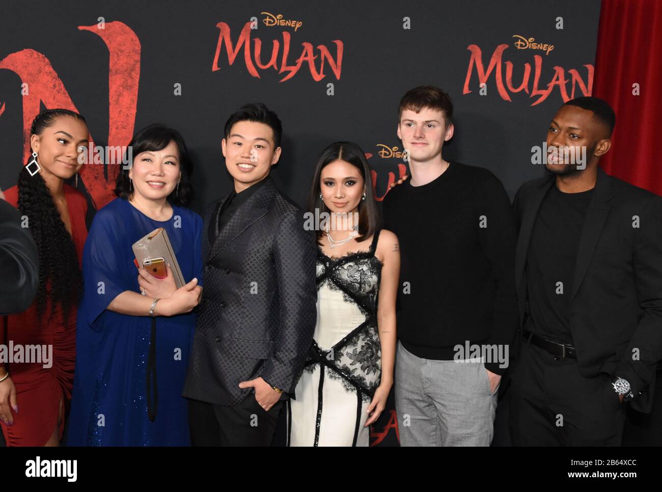 Hollywood, California, USA 9th March 2020 Actor Jun Yu and family ...