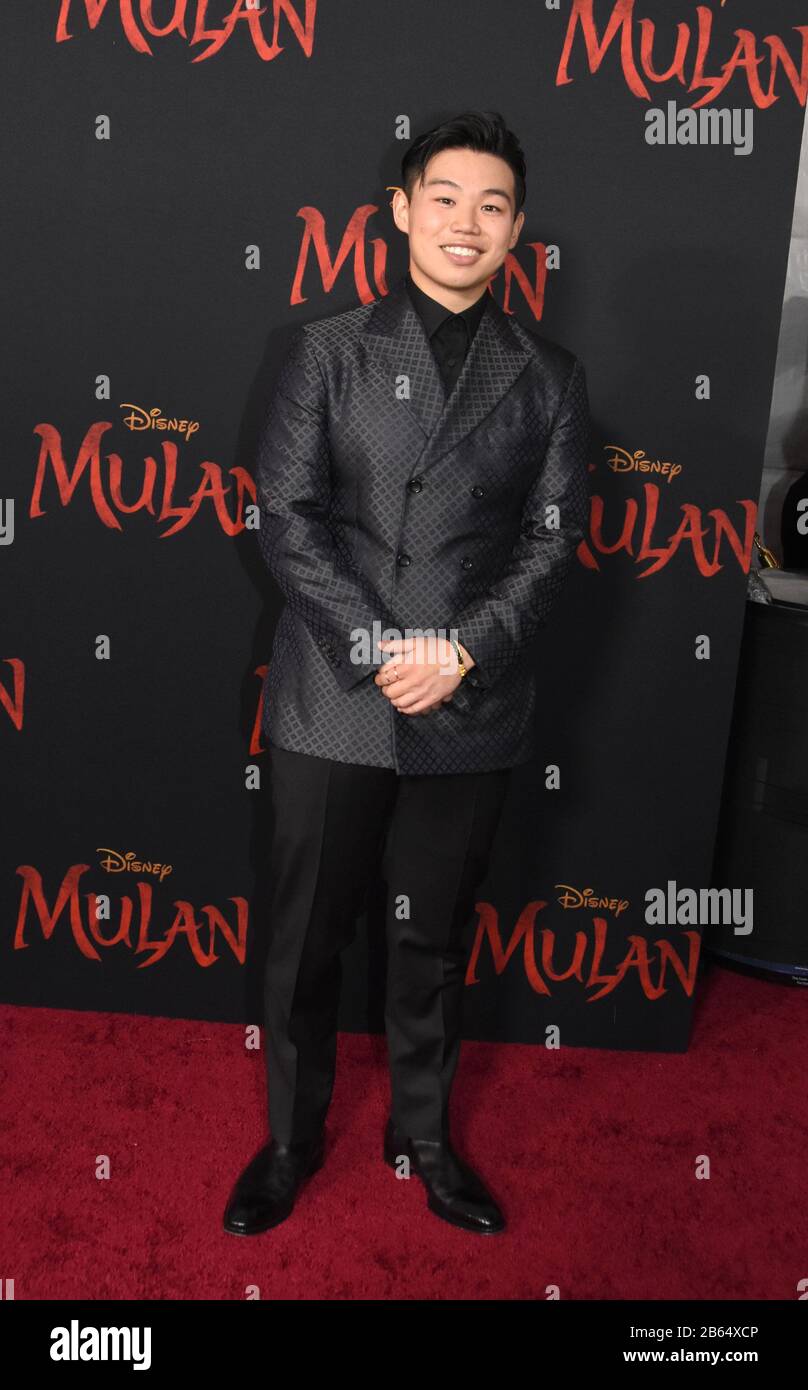 Hollywood, California, USA 9th March 2020 Actor Jun Yu attends the ...