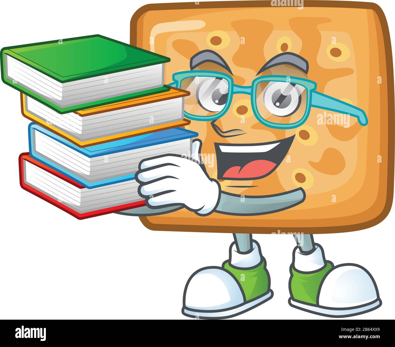 Hardworking Student Cartoon