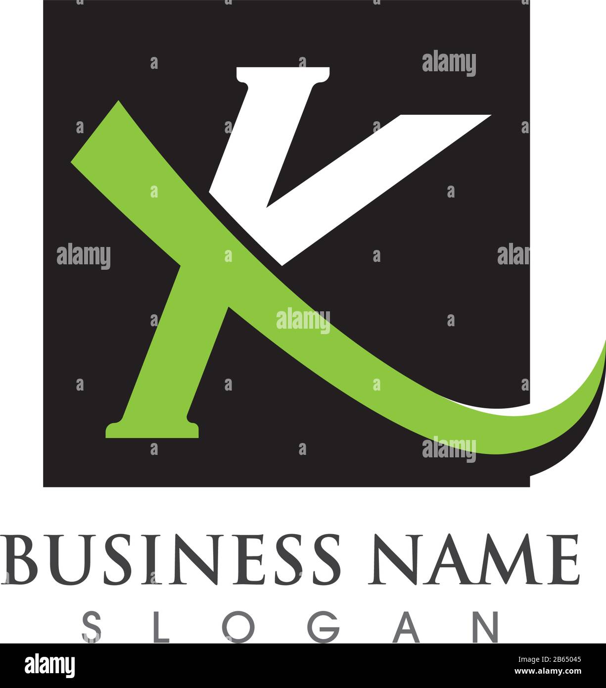 K letter business logo and symbol vector image Stock Vector Image & Art ...