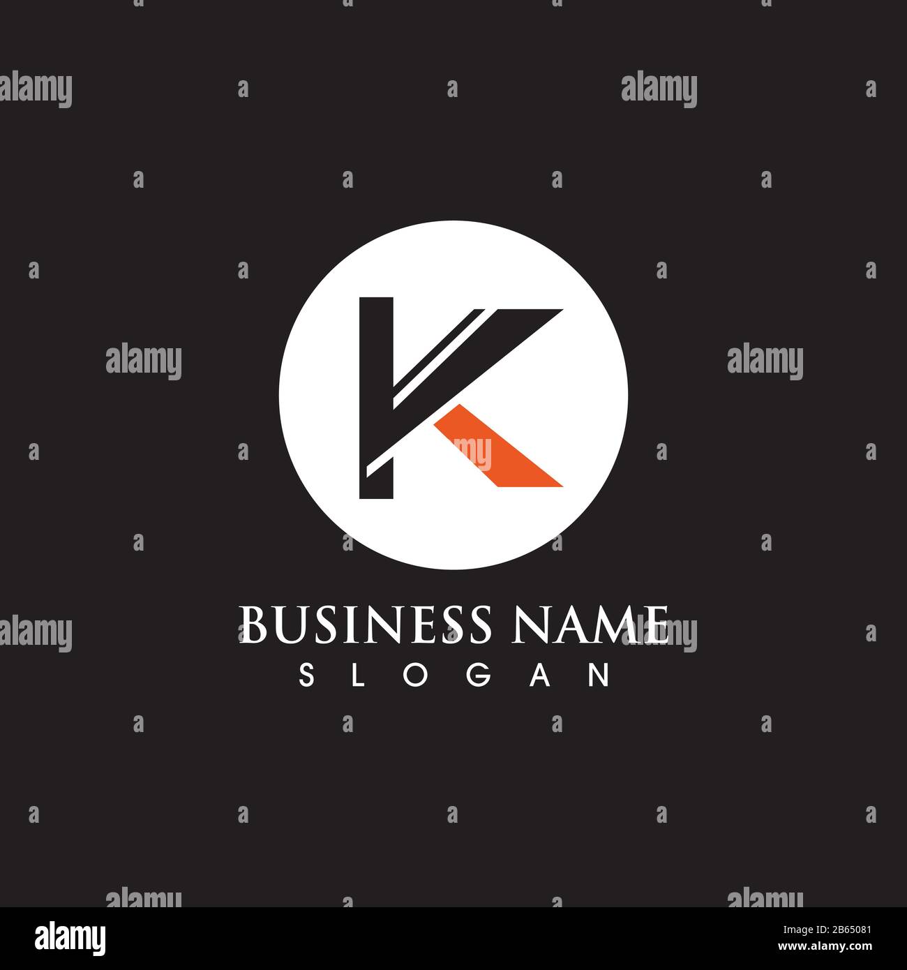 K letter business logo and symbol vector image Stock Vector Image & Art ...