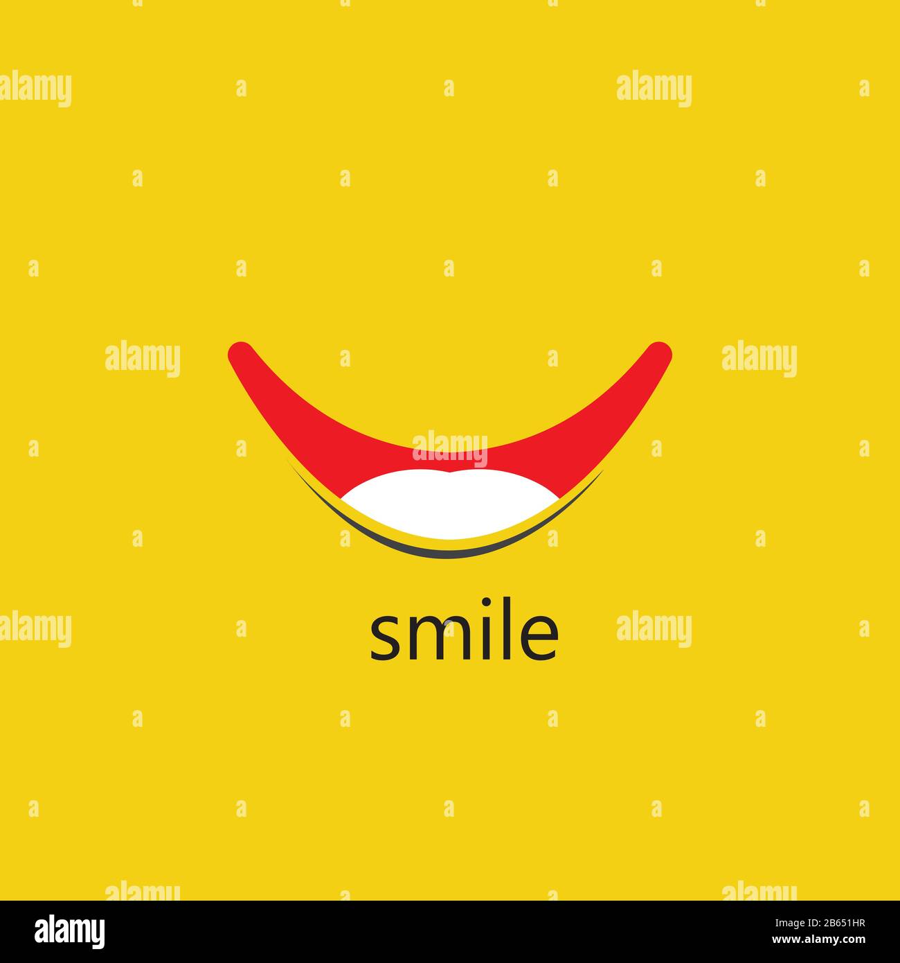Smile vector image logo and symbol Stock Vector Image & Art - Alamy
