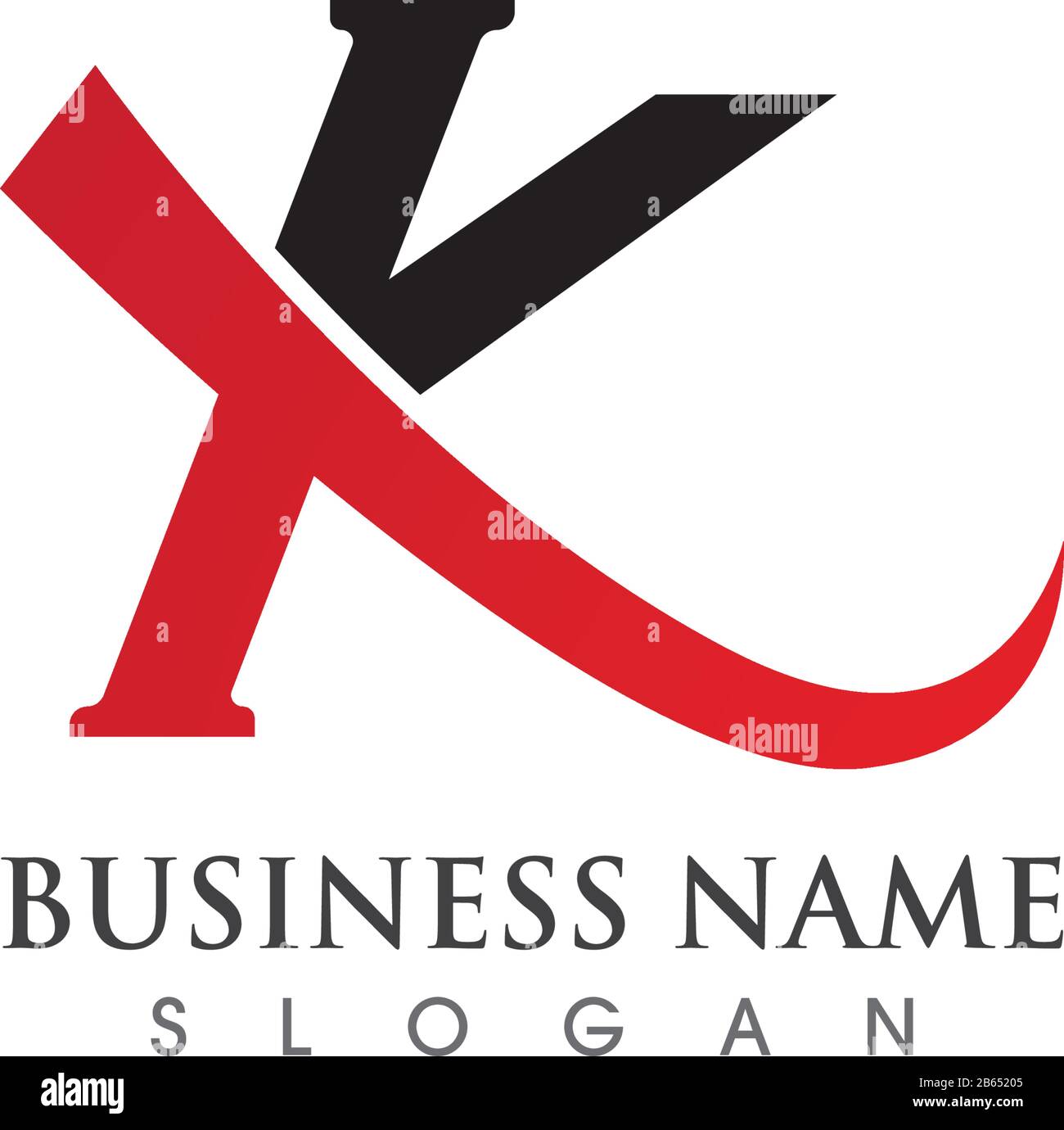 K letter business logo and symbol vector image Stock Vector Image & Art ...