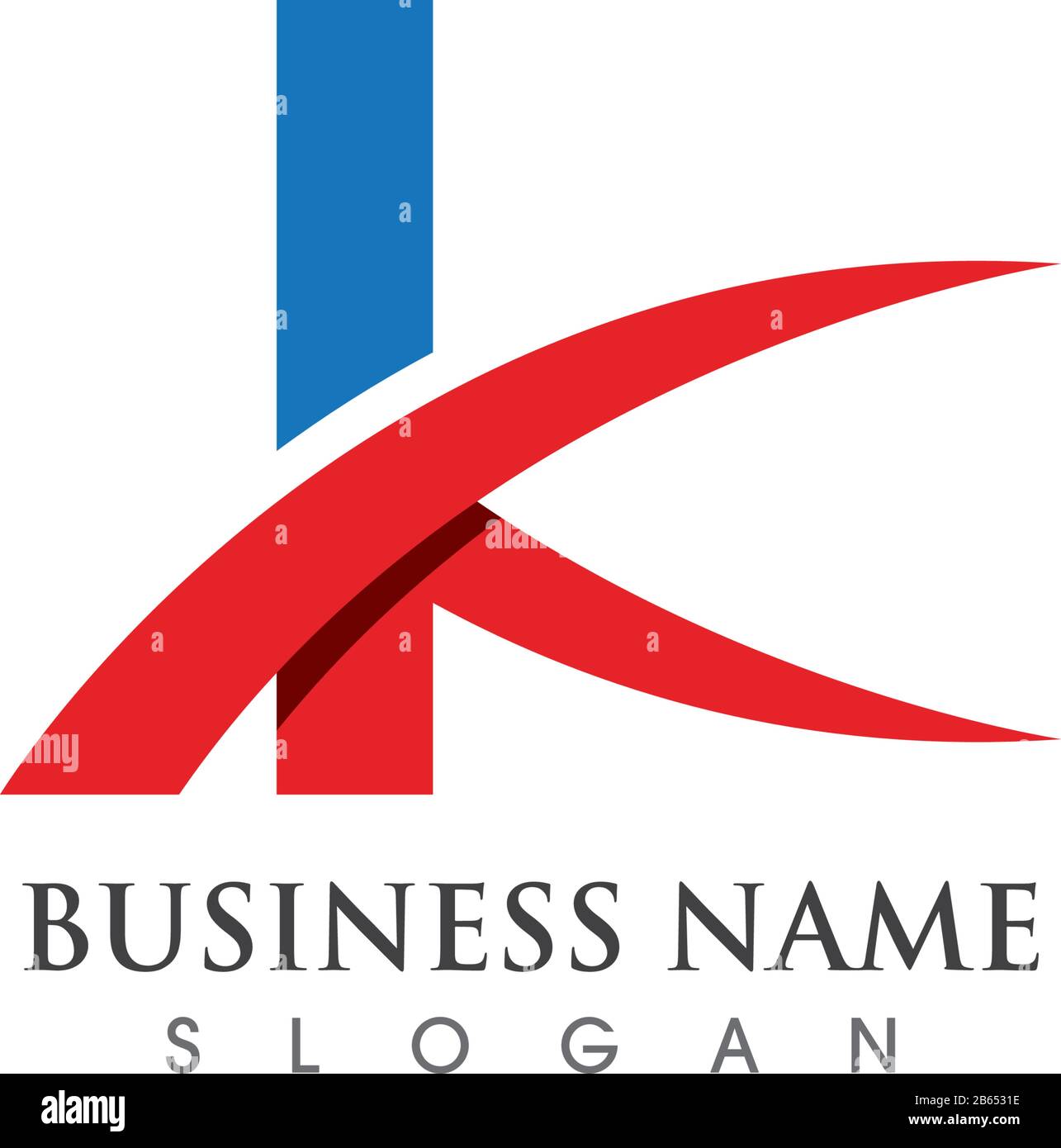 K letter business logo and symbol vector image Stock Vector Image & Art ...