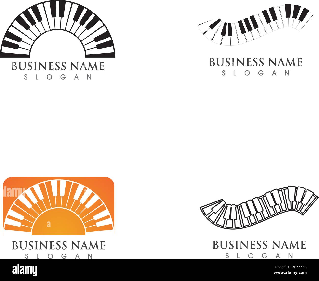 Piano vector icon design template illustration Stock Vector Image & Art ...