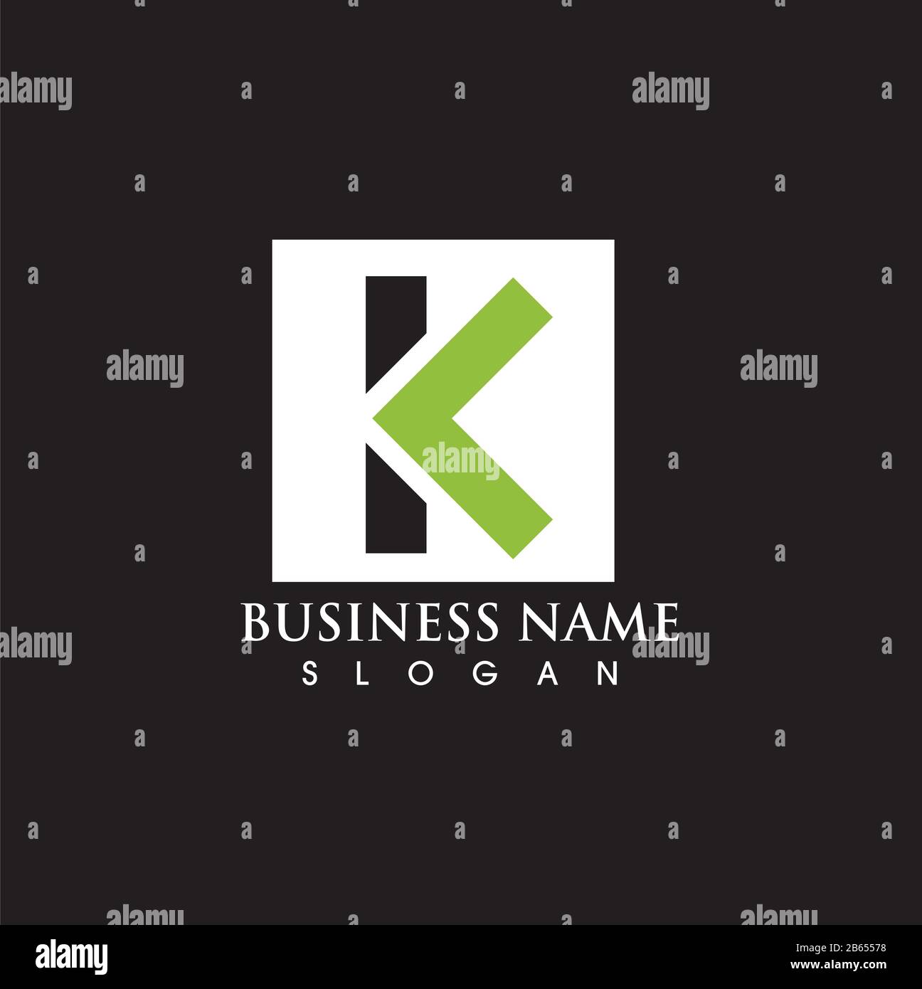 K letter business logo and symbol vector image Stock Vector Image & Art ...