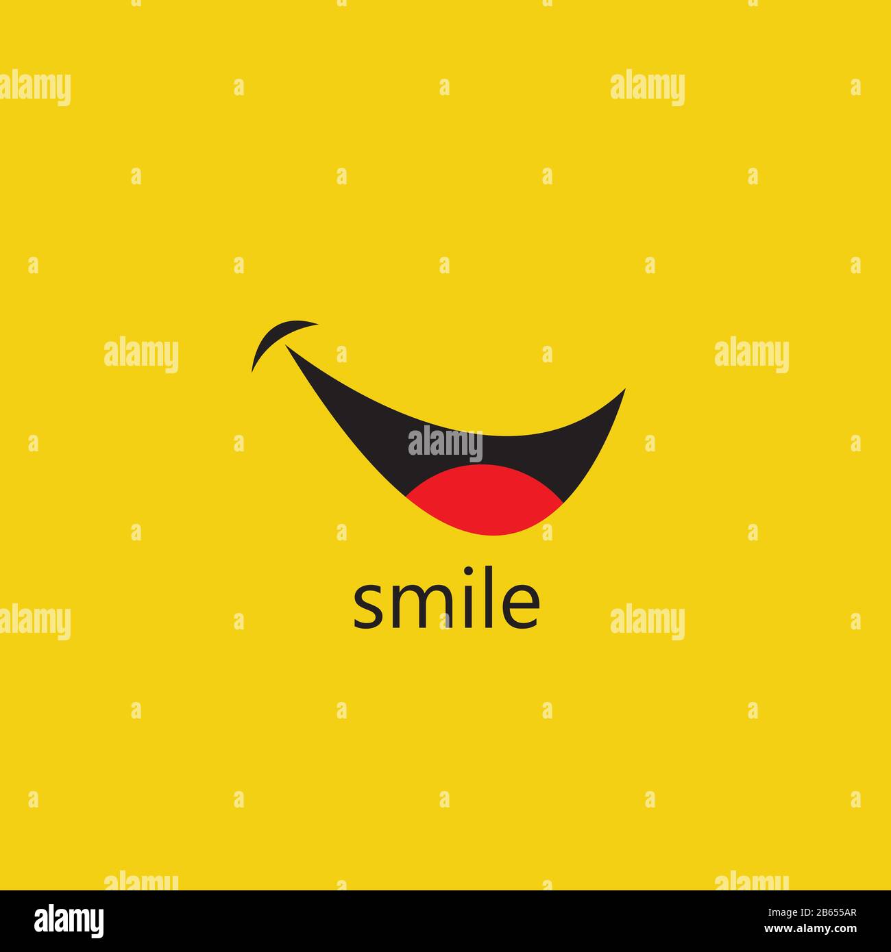 Smile vector image logo and symbol Stock Vector Image & Art - Alamy
