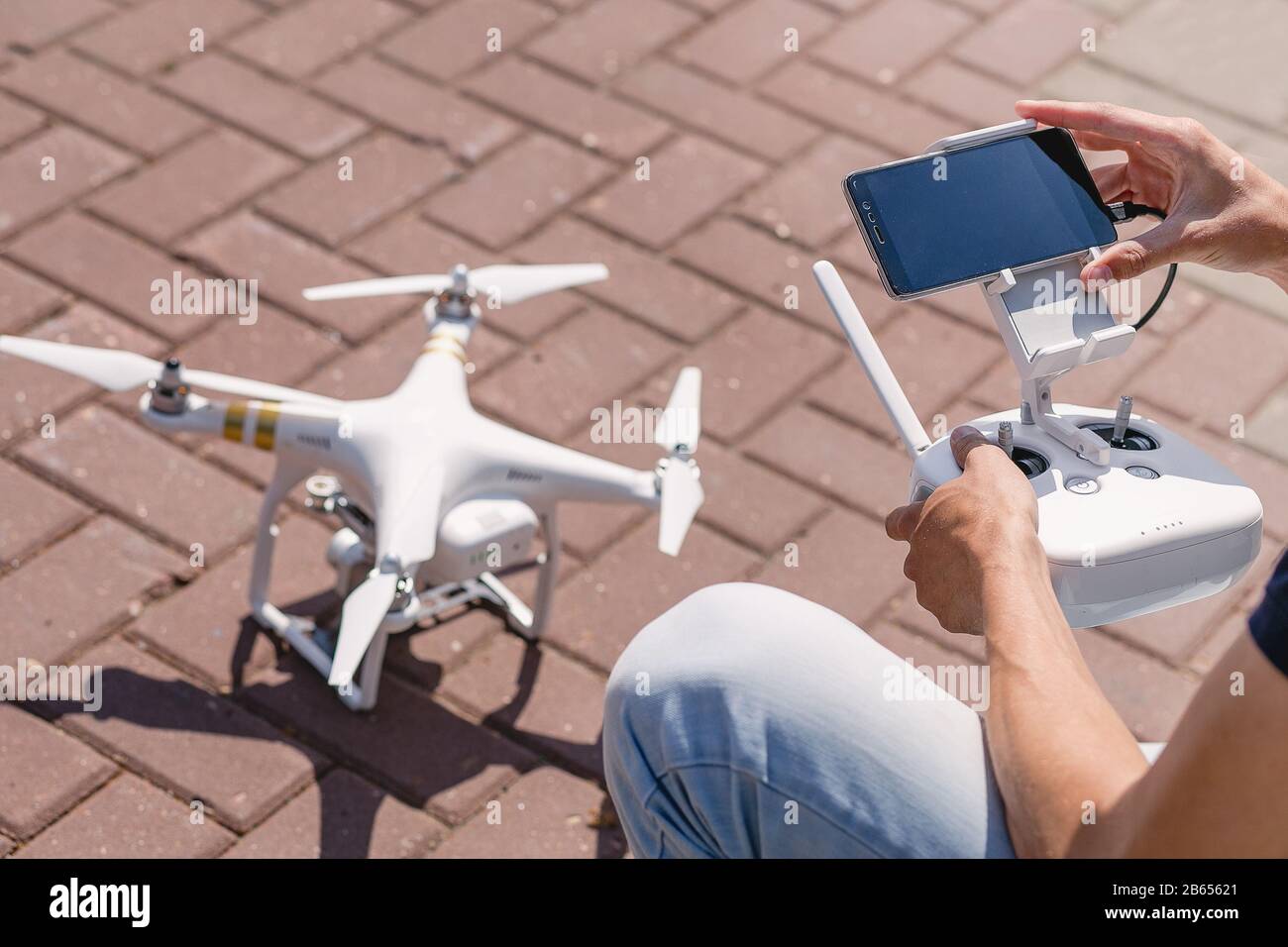Unmanned aerial system operator hi-res stock photography and images - Alamy