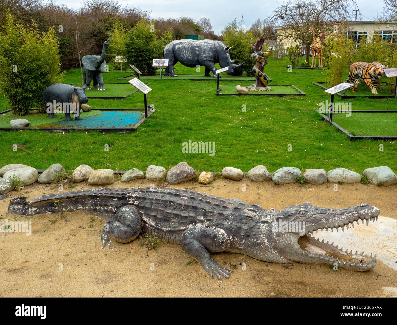Pontins Pakefield Holiday Park near Lowestoft Stock Photo - Alamy