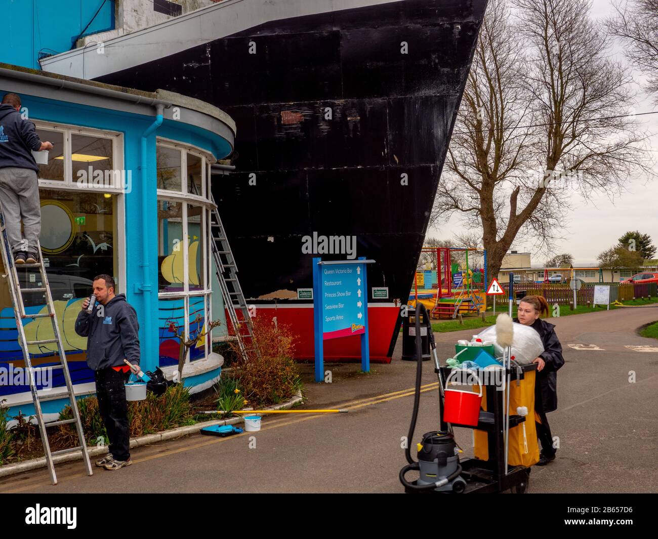 Pontins Pakefield Holiday Park near Lowestoft Stock Photo - Alamy