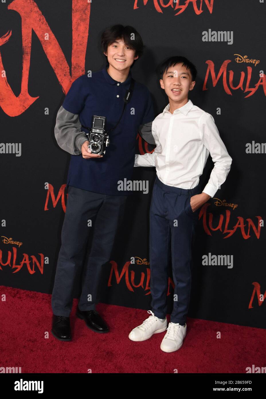 Hollywood, California, USA 9th March 2020 Actor Forrest Wheeler and ...