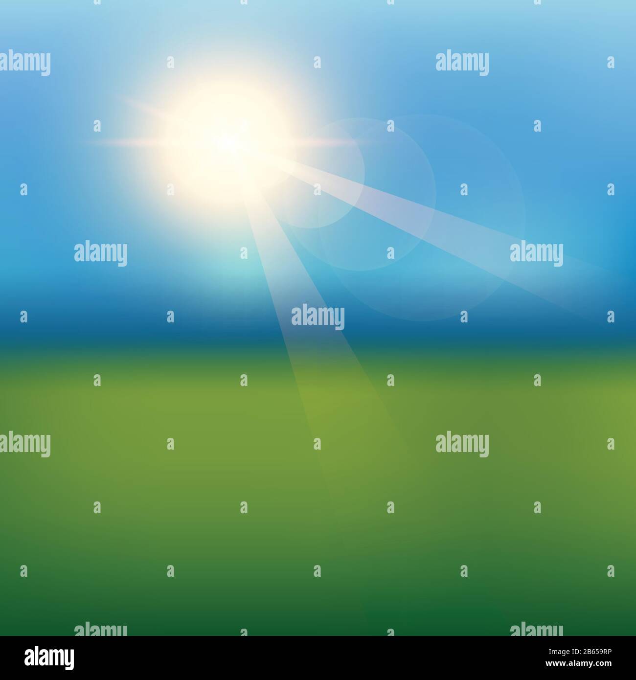 sunny sky background with copy space vector illustration EPS10 Stock ...
