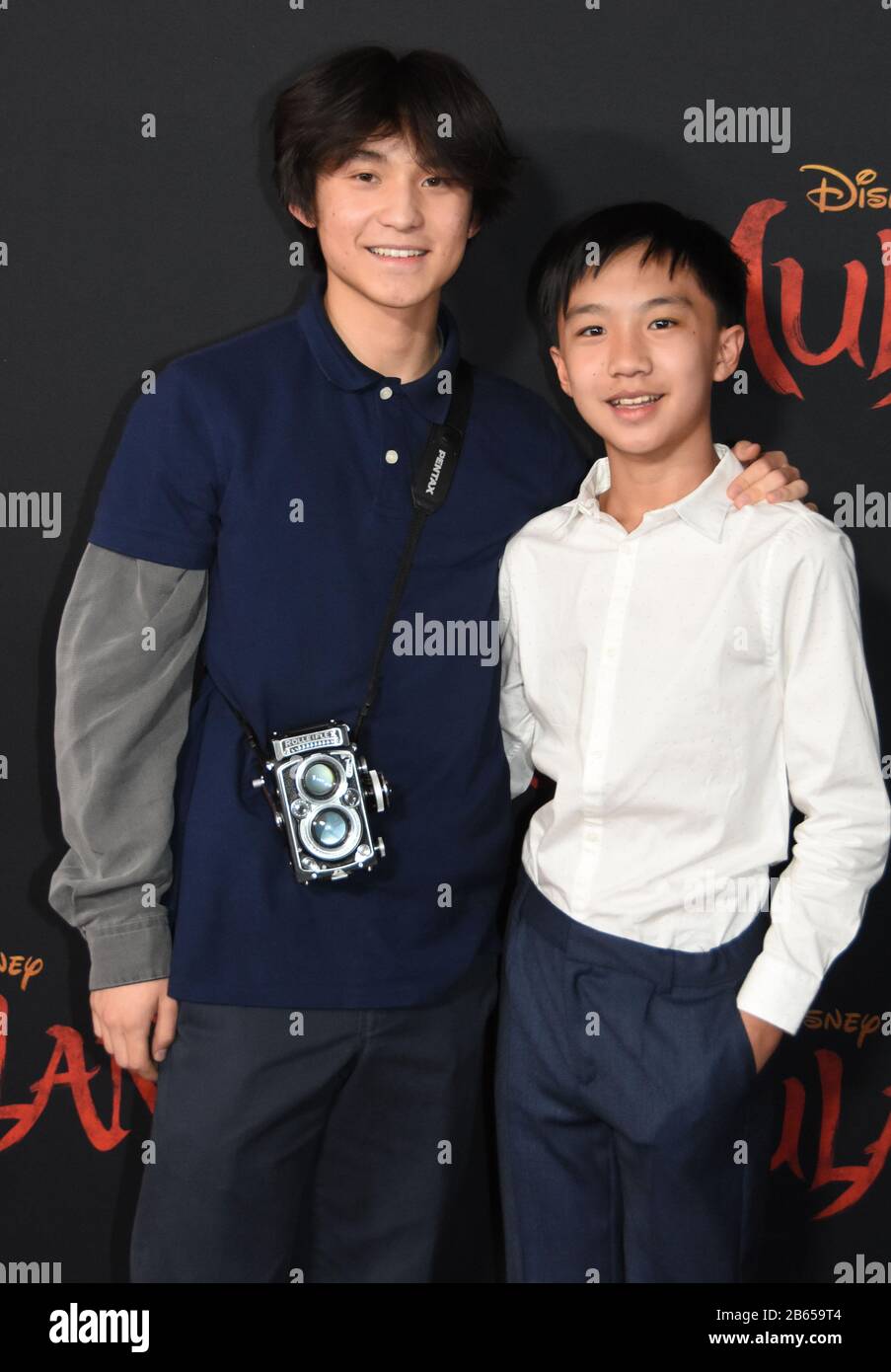 Hollywood, California, USA 9th March 2020 Actor Forrest Wheeler and ...