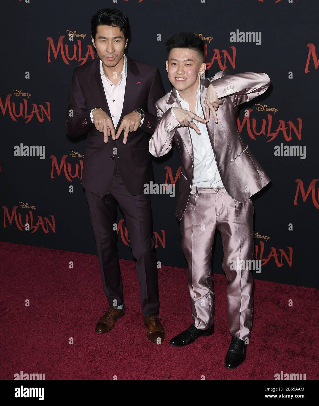 Los Angeles, USA. 09th Mar, 2020. (L-R) Chris Pang and Rich Brian at ...