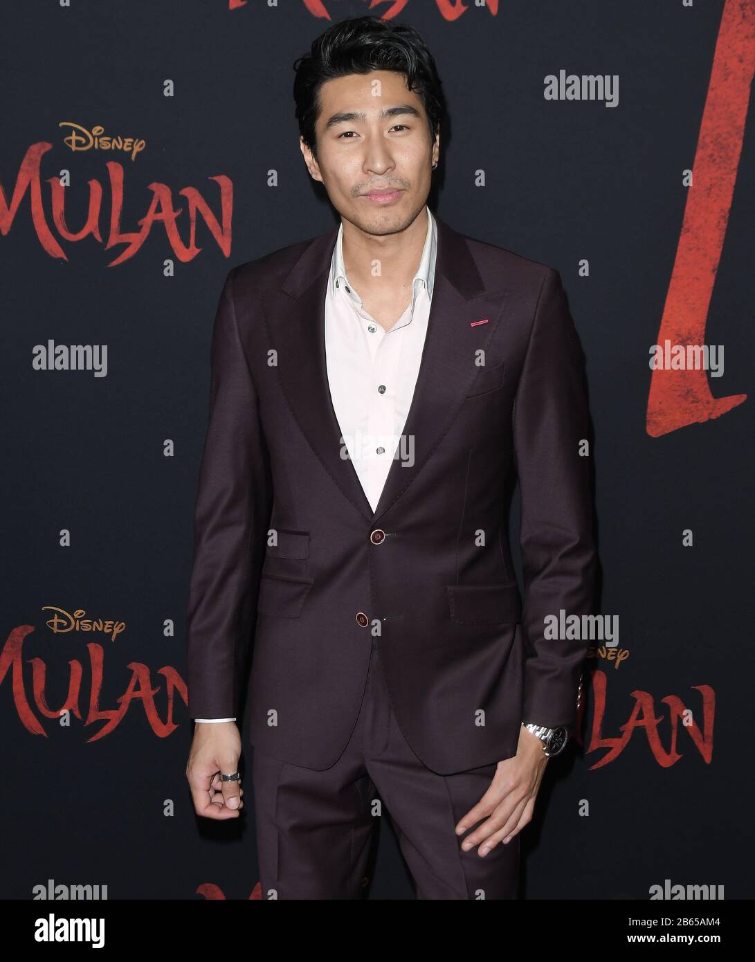 Los Angeles, USA. 09th Mar, 2020. Chris Pang arrives at the Disney's ...
