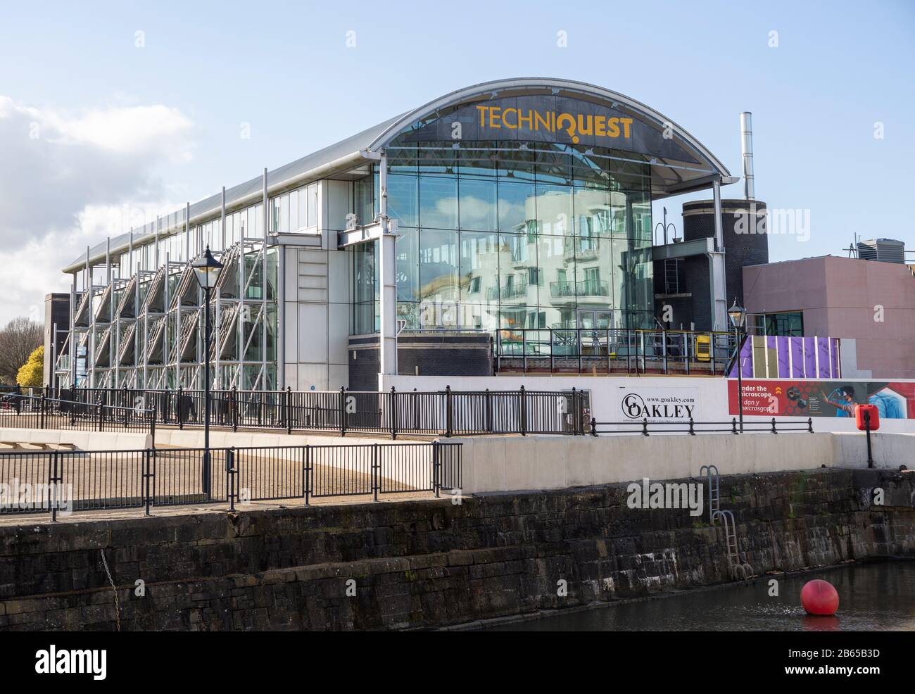 Techniquest building science and discovery centre museum, Mermaid Quay ...
