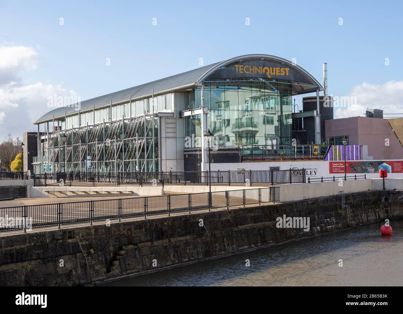 Techniquest building science and discovery centre museum, Mermaid Quay ...
