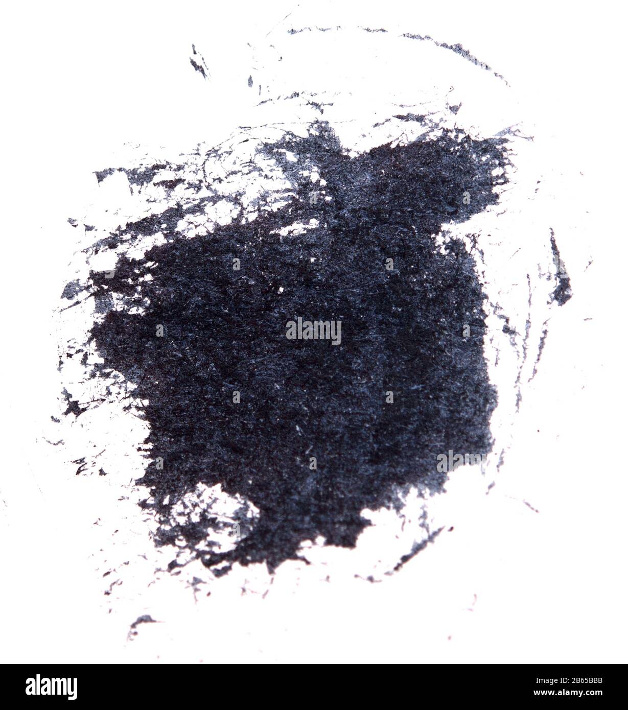 Black ink isolated on white background Stock Photo - Alamy