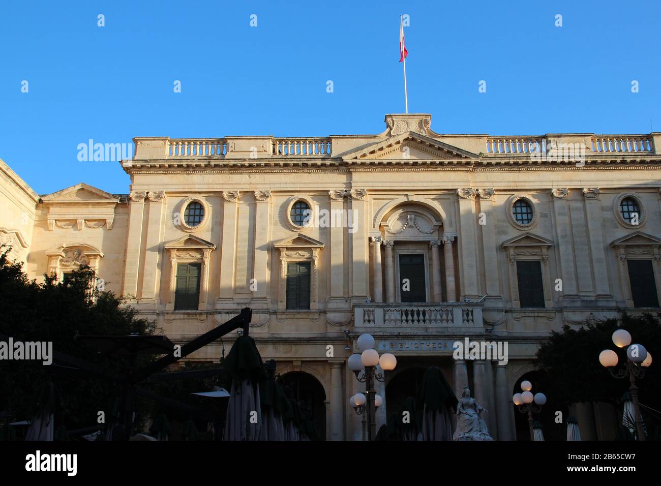 national library in valletta (malta Stock Photo - Alamy