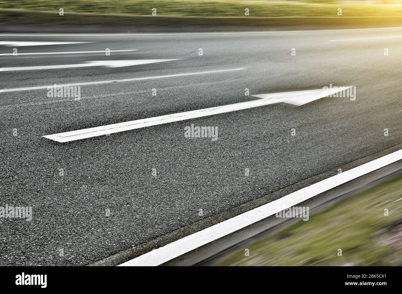 Forward road sign background. Asphalt road background Stock Photo - Alamy