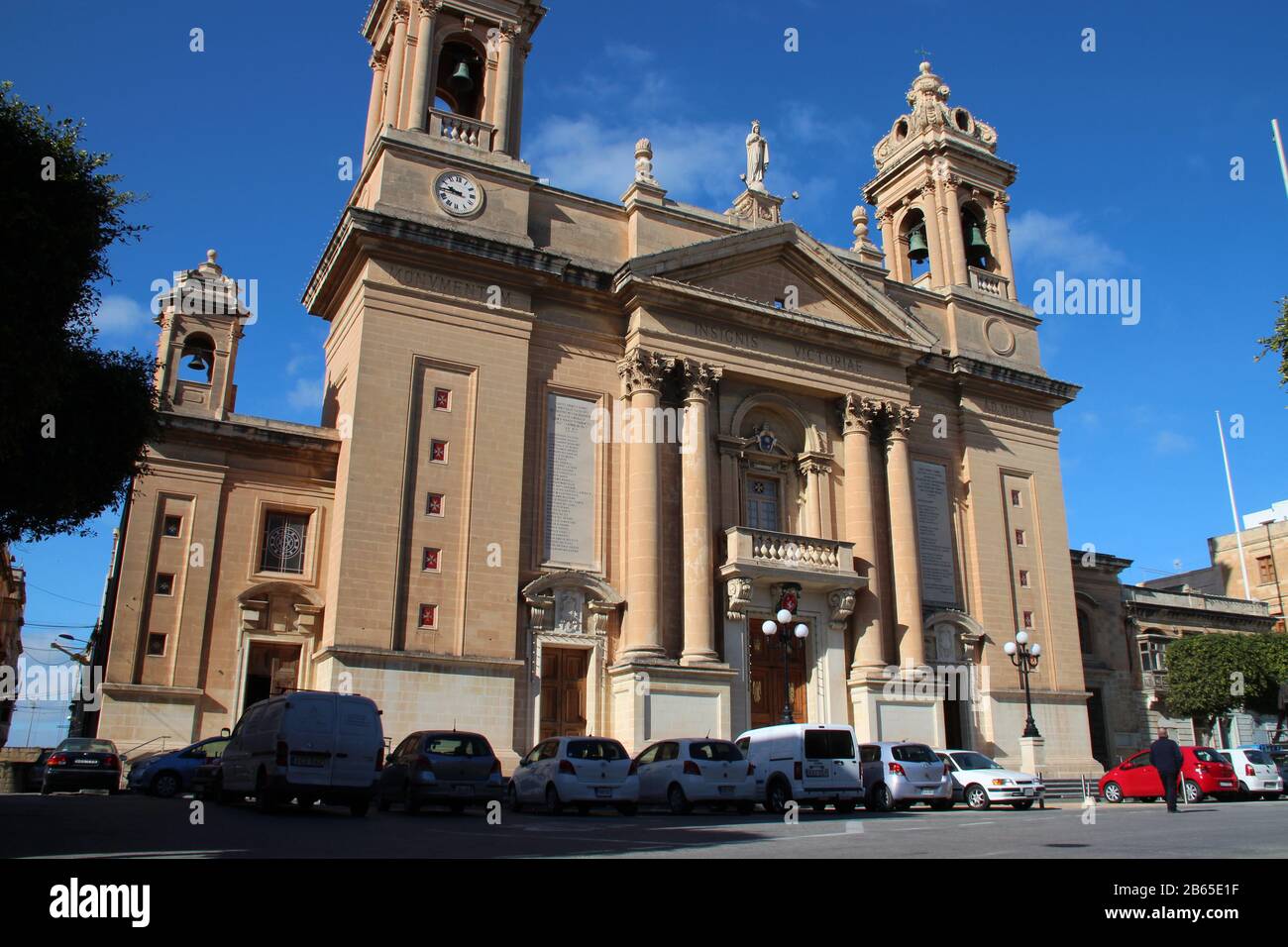 our lady of victories church in senglea (malta Stock Photo - Alamy