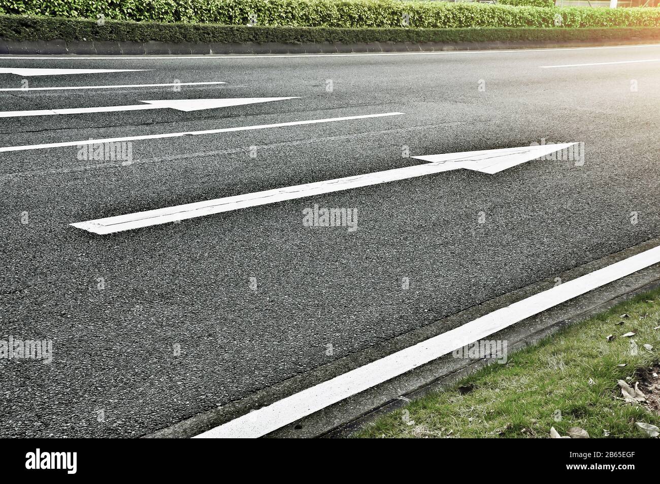 Forward road sign background. Asphalt road background Stock Photo - Alamy