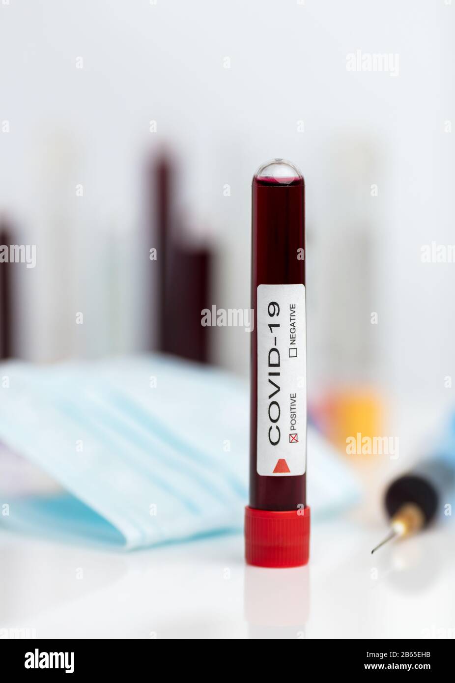 Testing the laboratory sample of the novel Coronavirus Stock Photo - Alamy