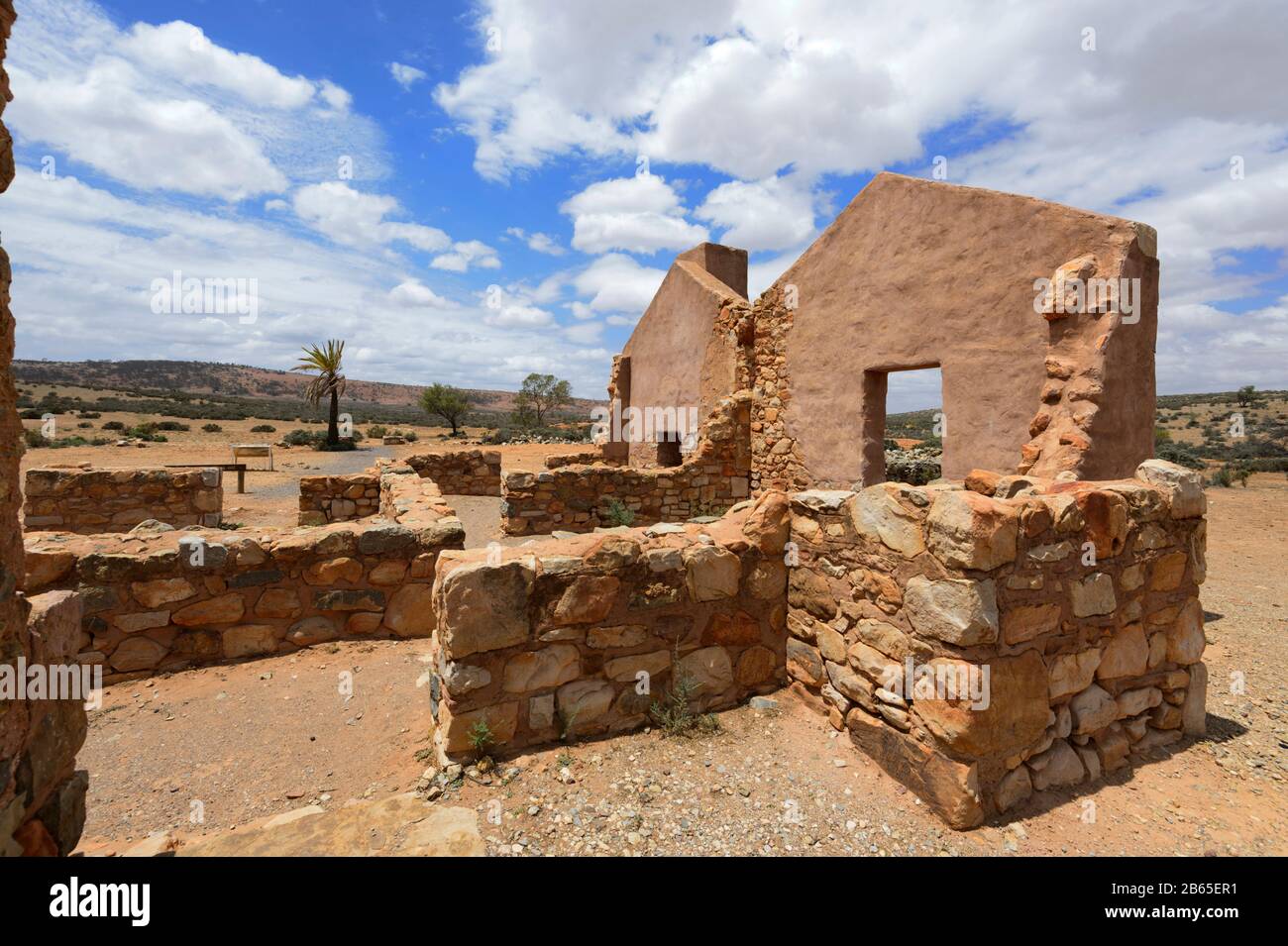 Kanyaka Homestead Historic Site, a sheep run leased by Hugh Proby in ...
