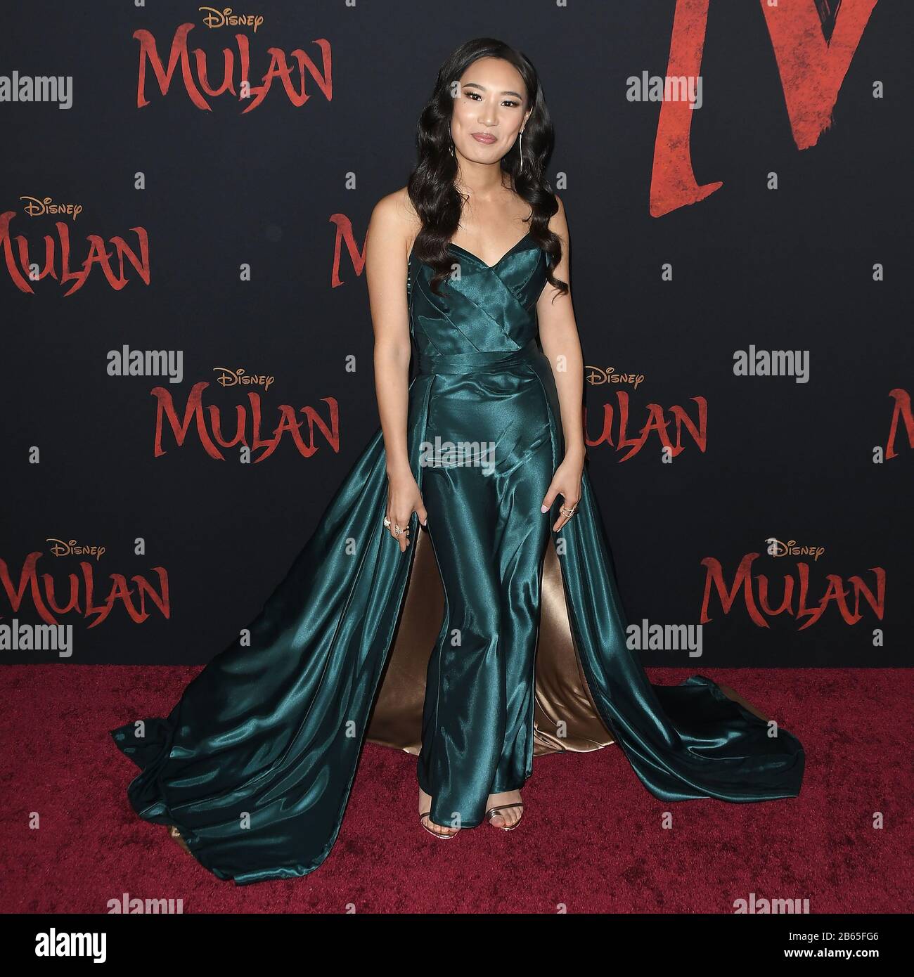 Los Angeles, USA. 09th Mar, 2020. Xana Tang arrives at the Disney's ...