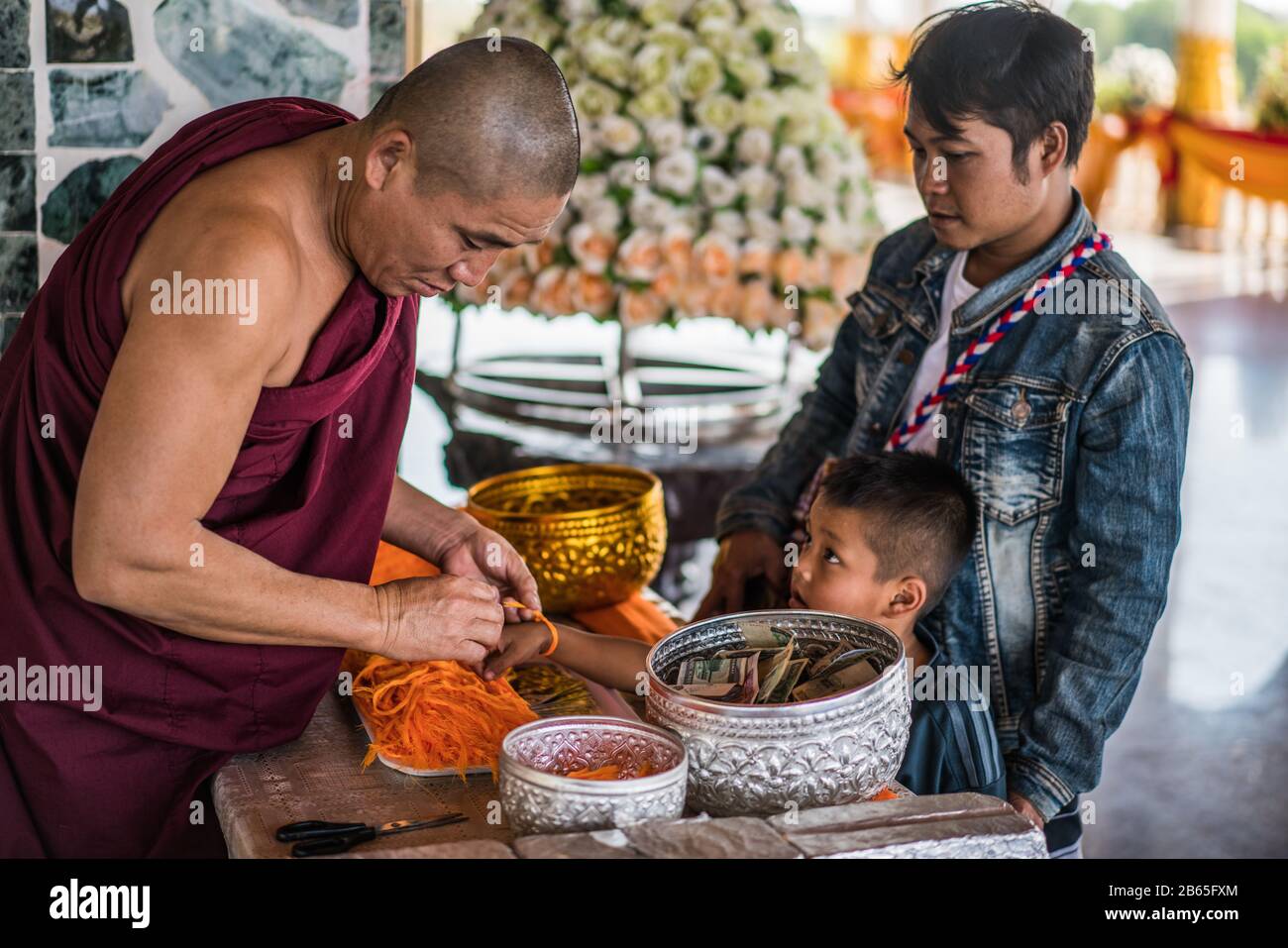 Chan Thar Gyi Temple, Myanmar, Asia Stock Photo - Alamy