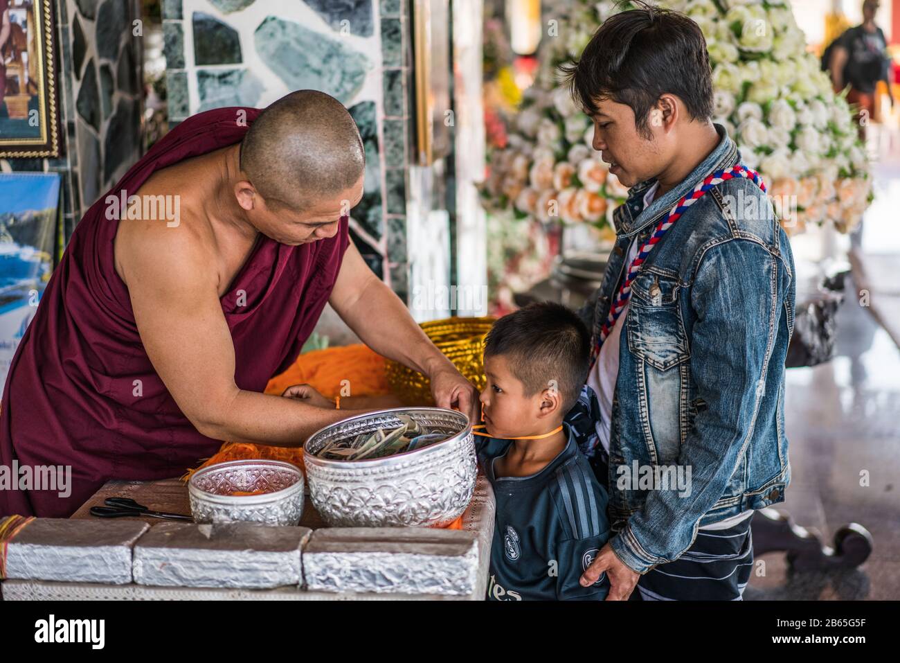 Chan Thar Gyi Temple, Myanmar, Asia Stock Photo - Alamy