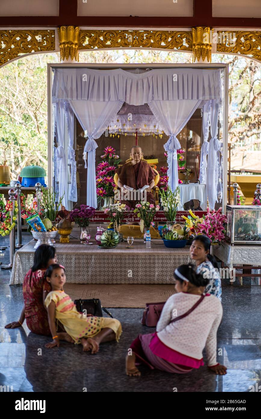 Chan Thar Gyi Temple, Myanmar, Asia Stock Photo - Alamy