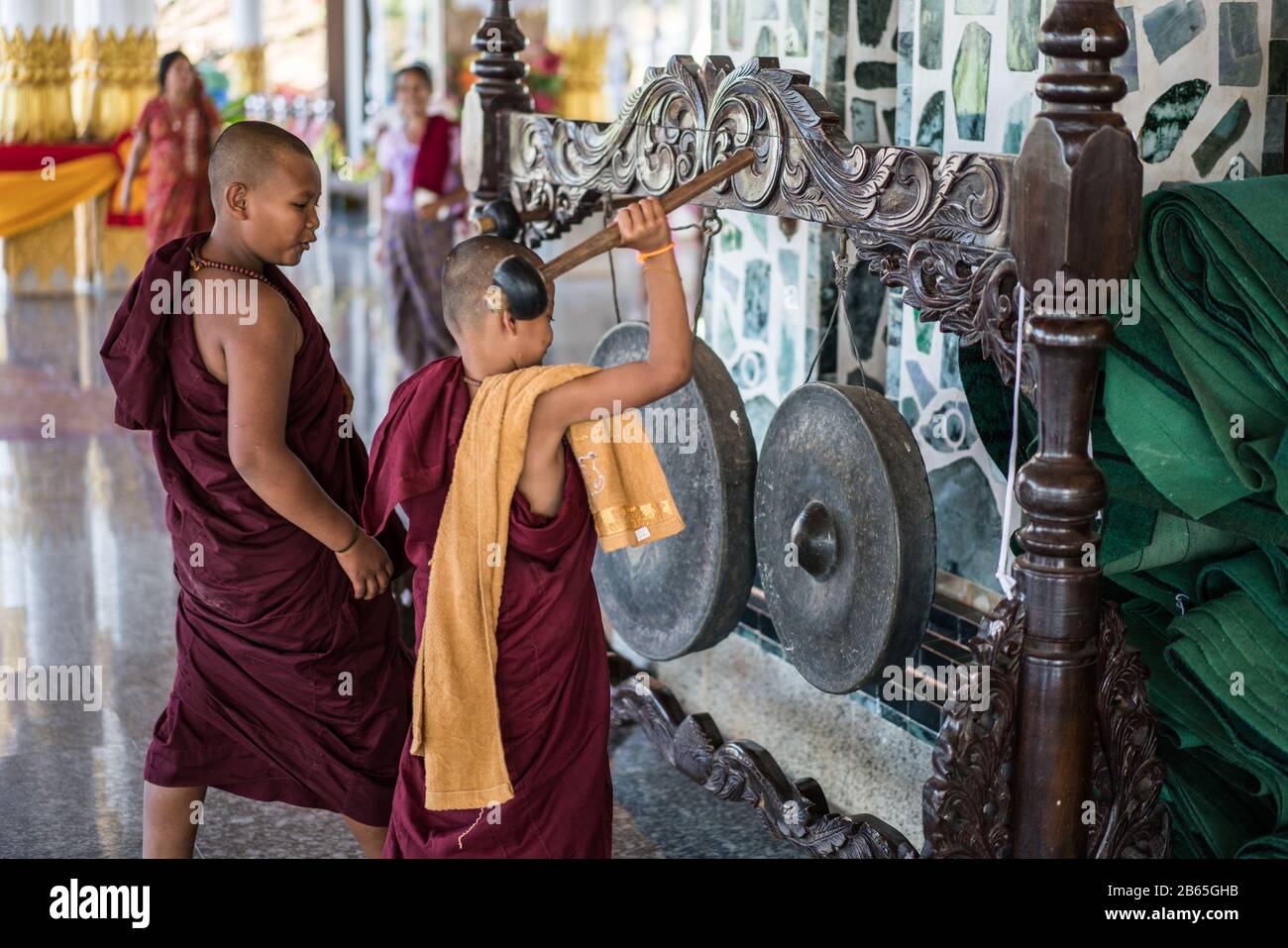 Chan Thar Gyi Temple, Myanmar, Asia Stock Photo - Alamy