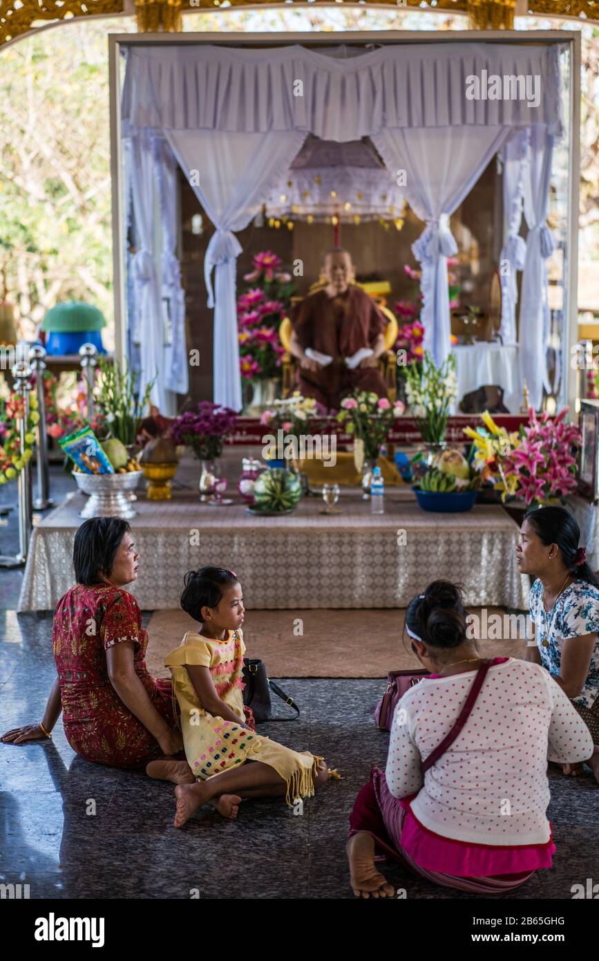 Chan Thar Gyi Temple, Myanmar, Asia Stock Photo - Alamy