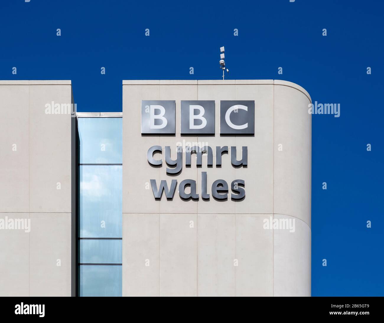 BBC Cymru Wales TV studios headquarters building, Central Square ...