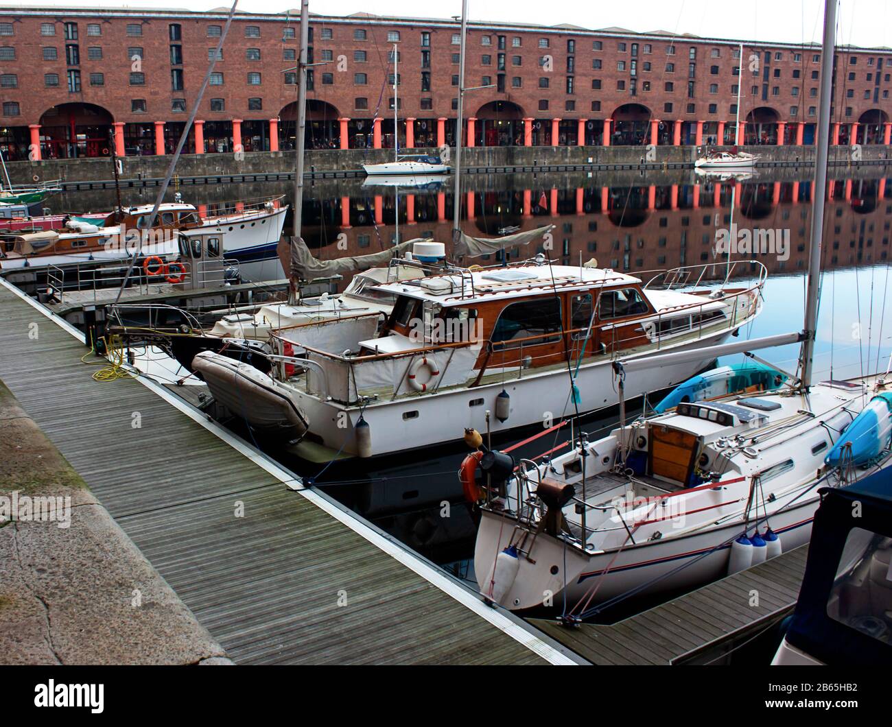 many beautiful boats in the English channel Stock Photo - Alamy