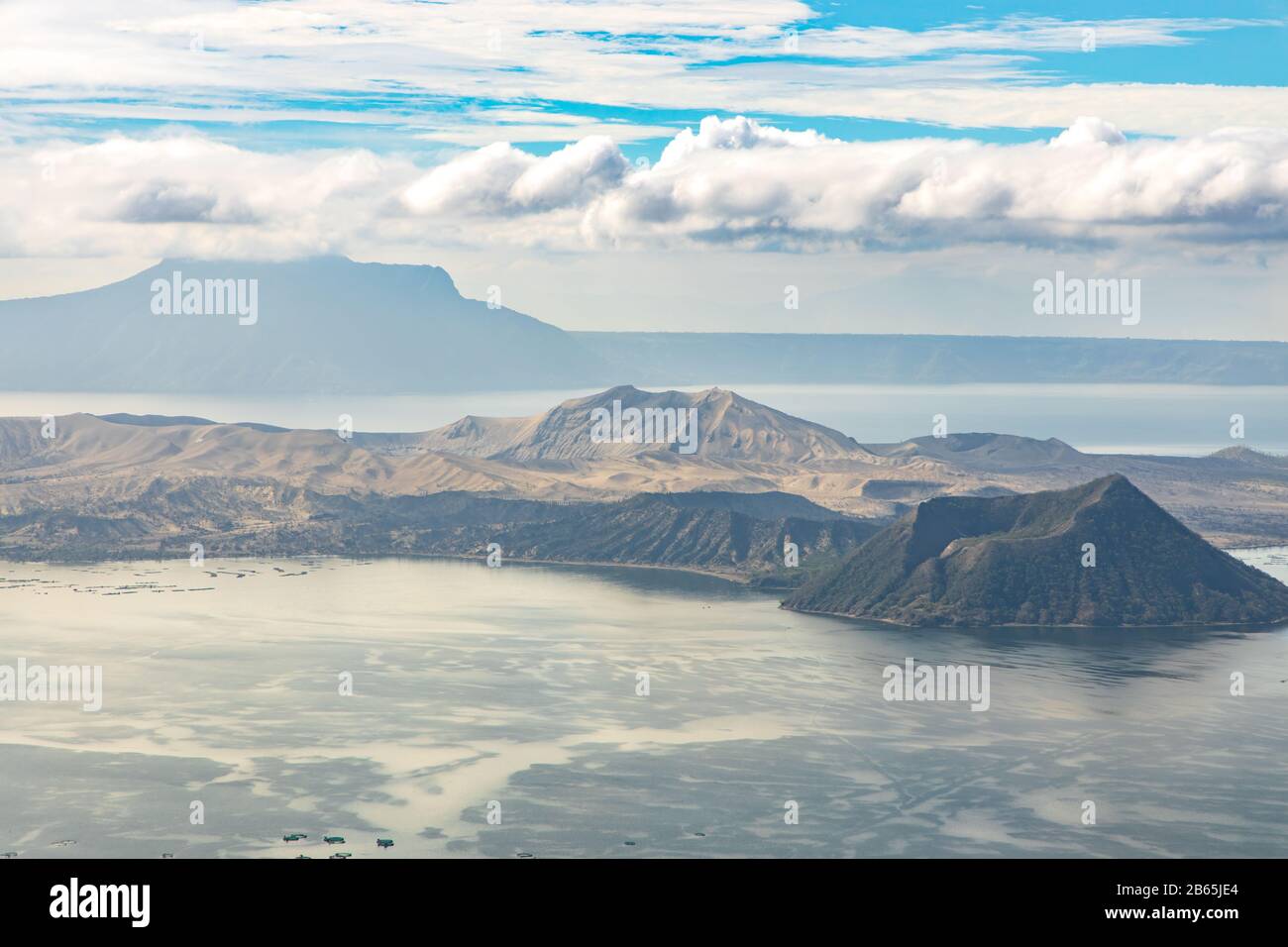 Beautiful landscape at Taal Volcano, Tagaytay , Philippines Stock Photo ...