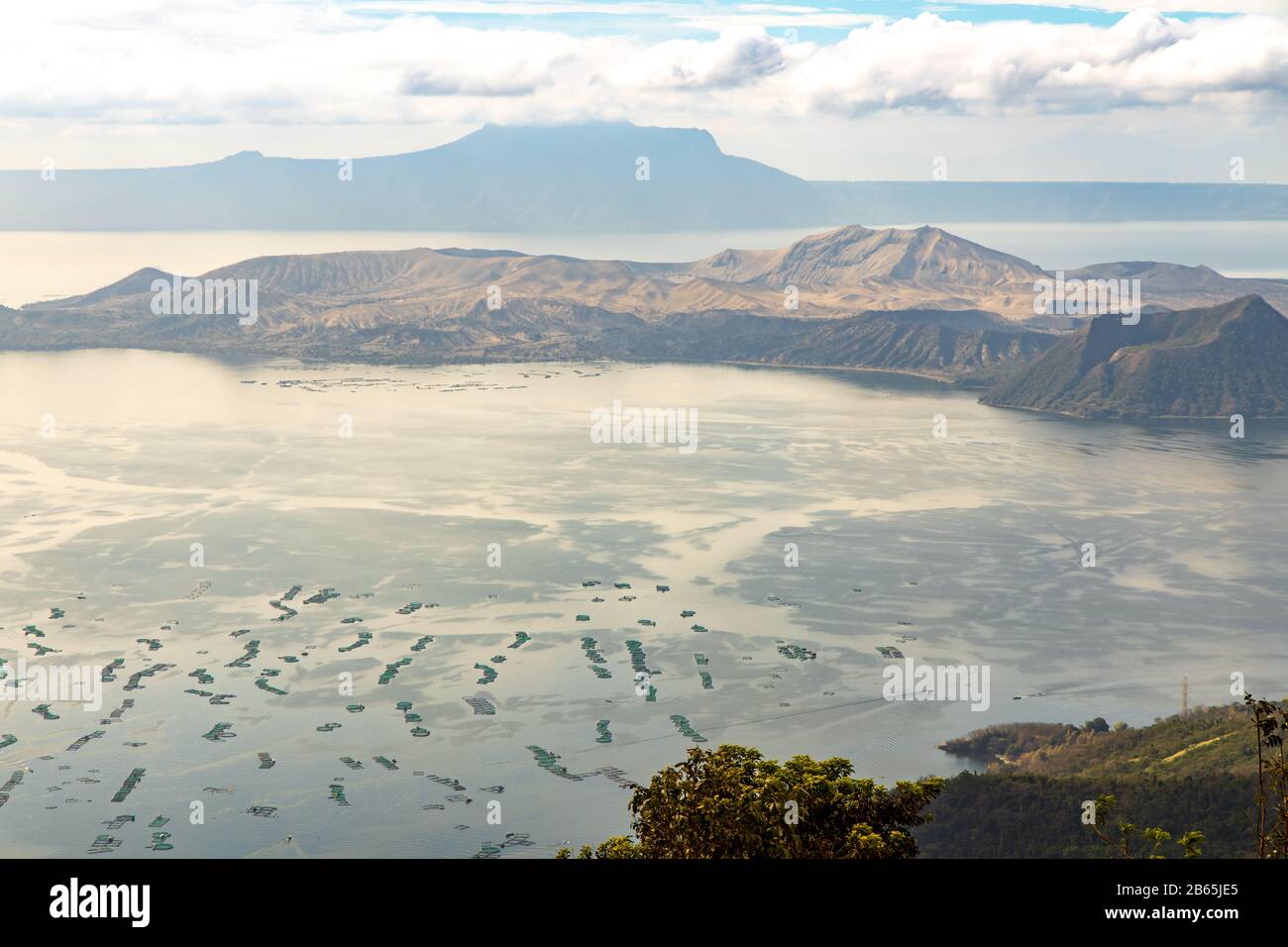 Beautiful landscape at Taal Volcano, Tagaytay , Philippines Stock Photo ...