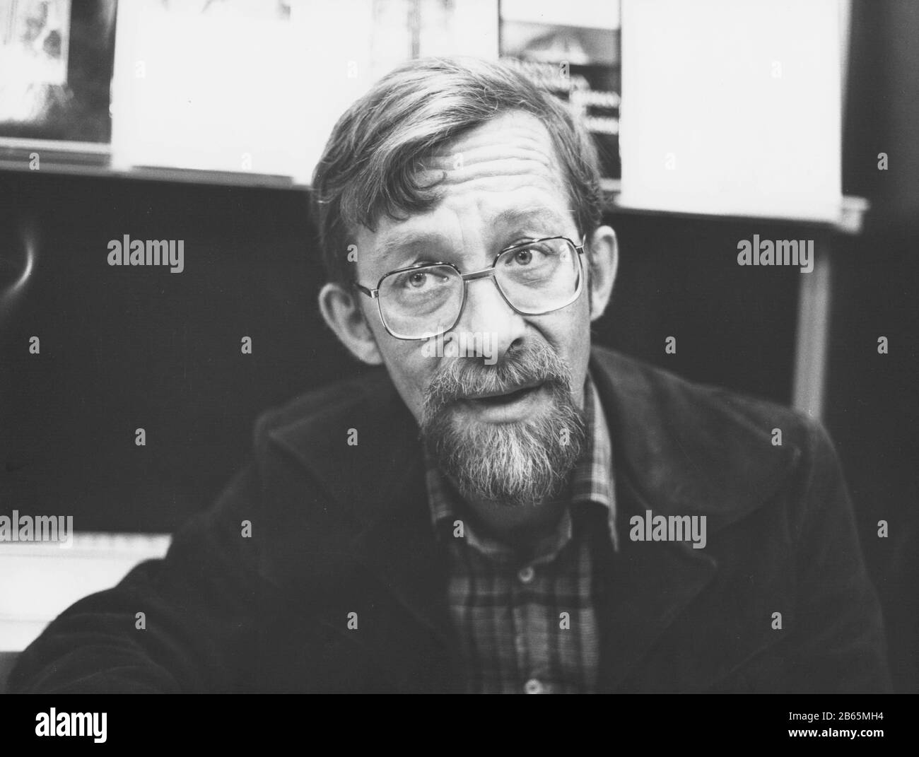 The Swedish writer Lars Gustafsson during a PEN conference in Cologne ...