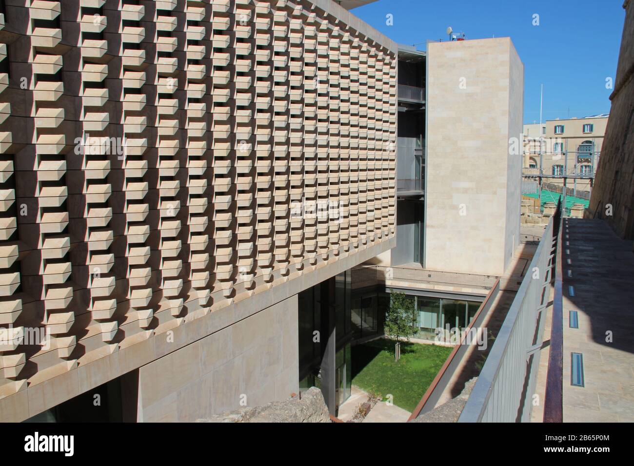 maltese parliament in valletta (malta Stock Photo - Alamy