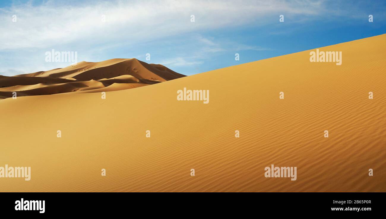 sand dune in the sahara desert Stock Photo - Alamy