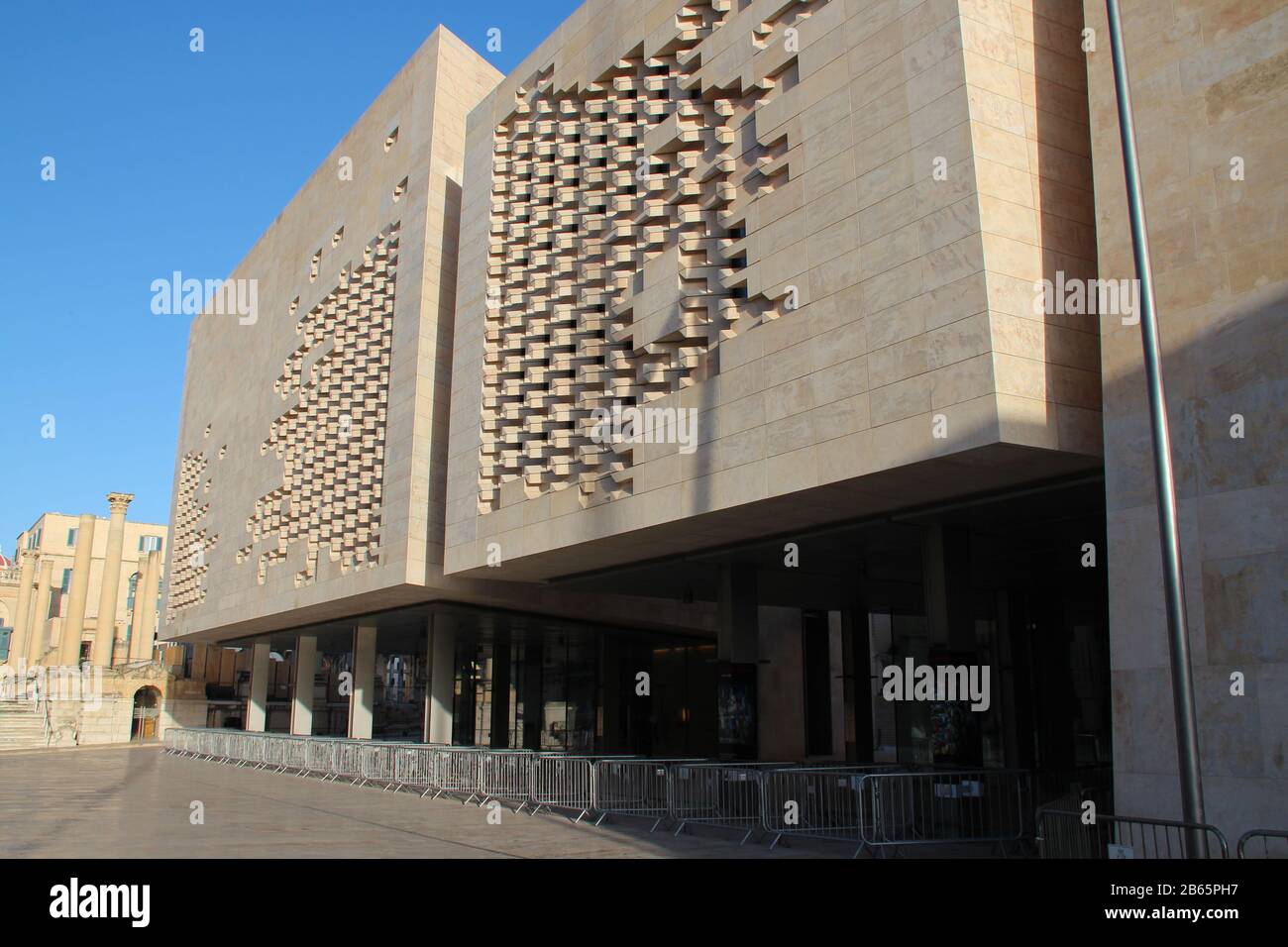 maltese parliament in valletta (malta Stock Photo - Alamy
