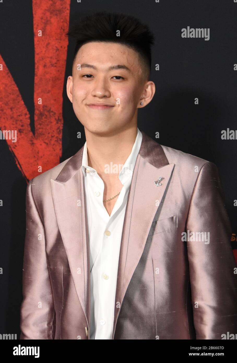 Hollywood, California, USA 9th March 2020 Actor/rapper Rich Brian ...