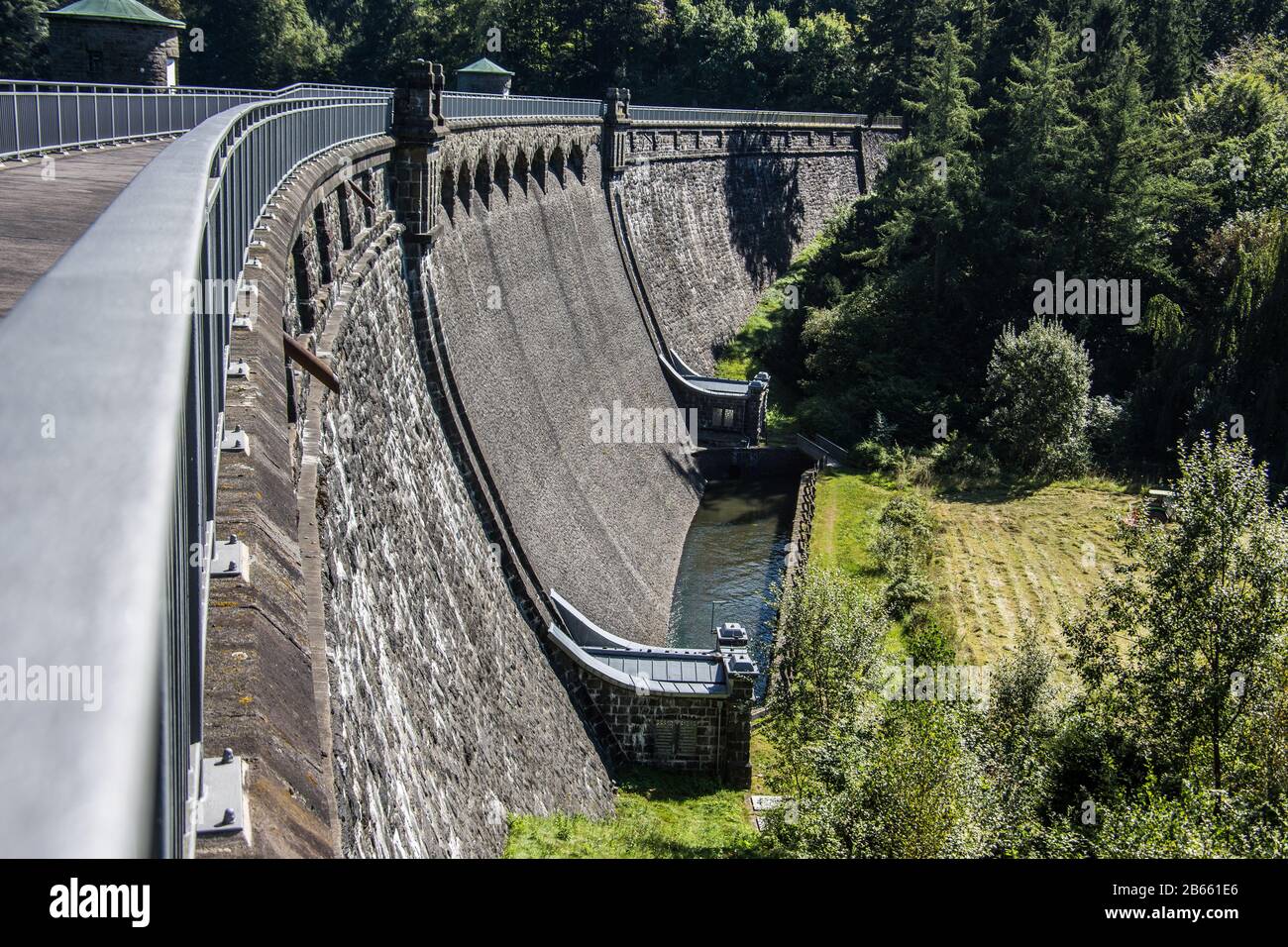 Neye dam in the Bergisches Land Stock Photo - Alamy