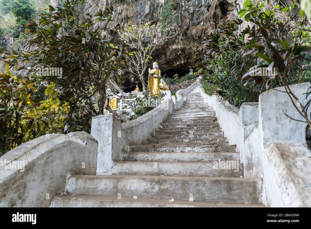 Tourists myanmar cave hi-res stock photography and images - Alamy
