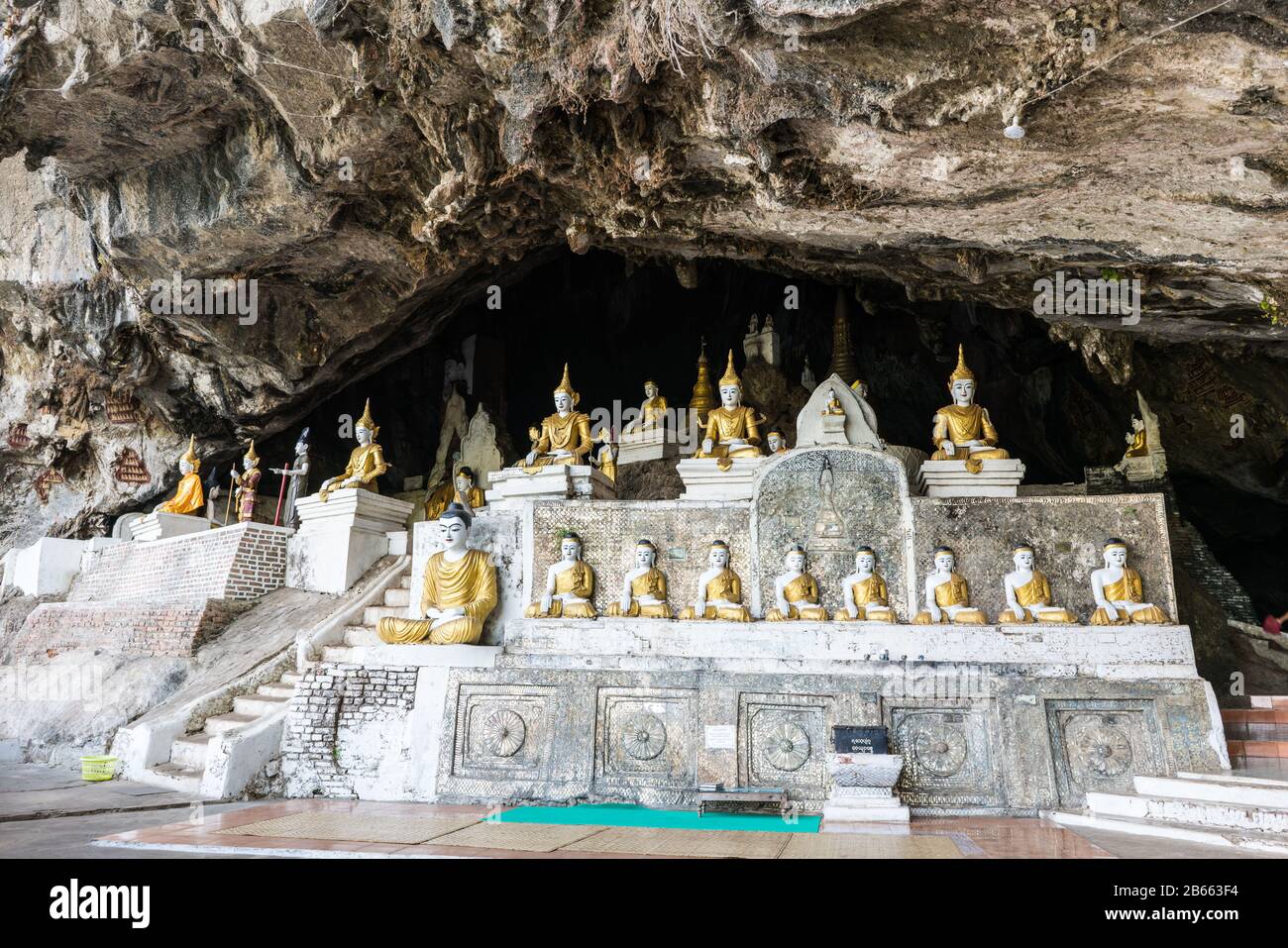Tourists myanmar cave hi-res stock photography and images - Alamy