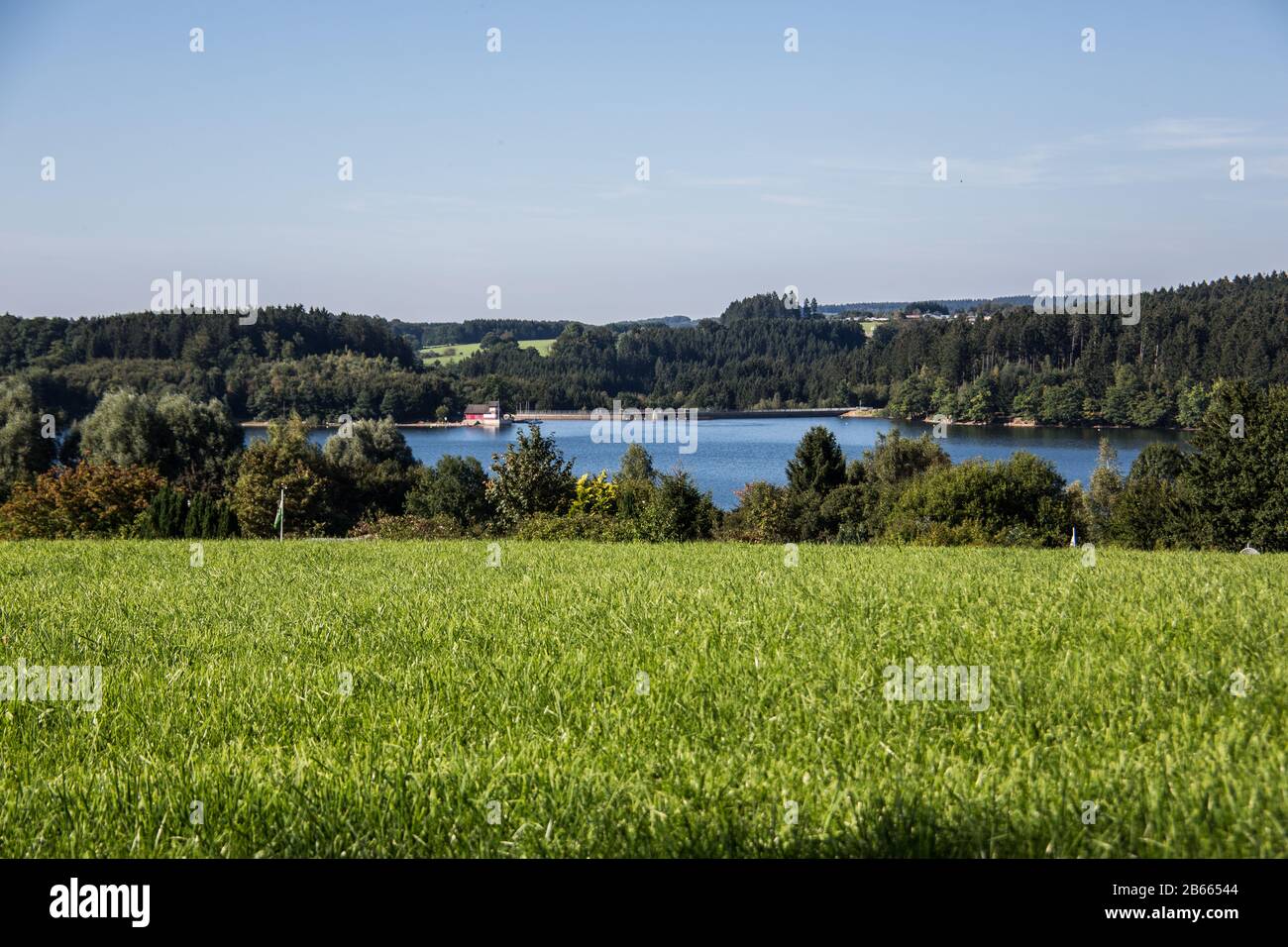 Brucher dam in the Bergisches Land Stock Photo - Alamy