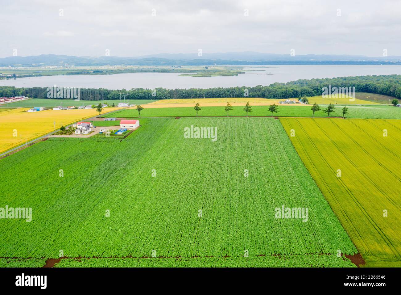 Japan farm aerial hi-res stock photography and images - Alamy
