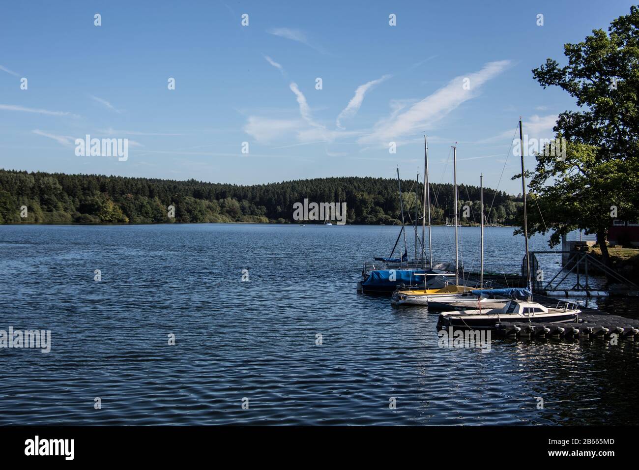 Brucher dam in the Bergisches Land Stock Photo - Alamy
